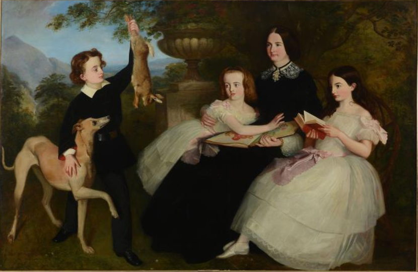 The Family of Mr Justice Keogh in the Shade of the Sugar Loaf, 1857 ...
